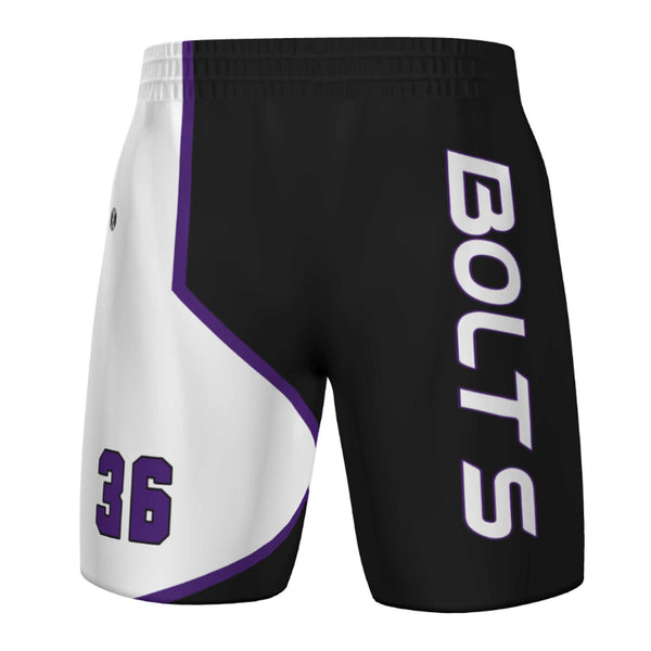 Bolts Ladies Basketball Shorts - Ragged Apparel Screen Printing and ...