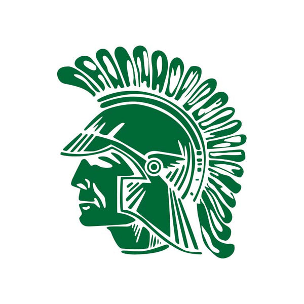 Mayfield Trojans Mascot Graphic Decal - Ragged Apparel Screen Printing ...